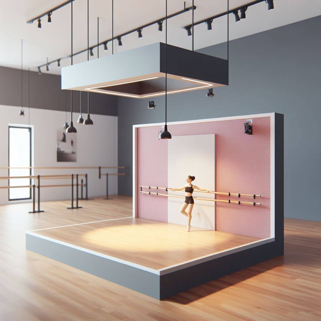 Raised floor dance studio | Exposure Systems